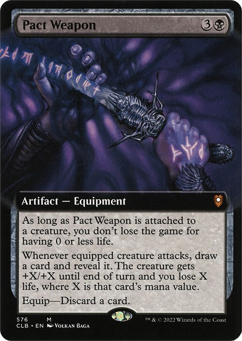 Pact Weapon (Extended Art) Commander Legends: Battle for Baldur's Gate ...