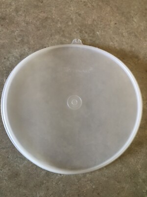 Tupperware Round Lid Clear/Sheer EUC! #1203 "W" | eBay