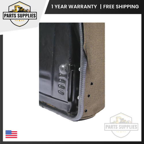 AR71107 Personal Posture Backrest Cushion Brown Fabric fits John Deere ...