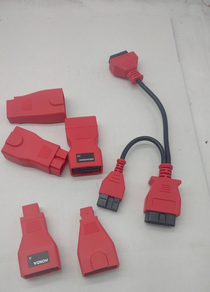 Autel Maxisys 11 PC Adapter Connector Set European, Asian Cars | eBay
