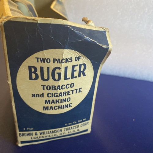 Vintage Bugler Cigarette Making Kit In Original Box #68-81 With ...