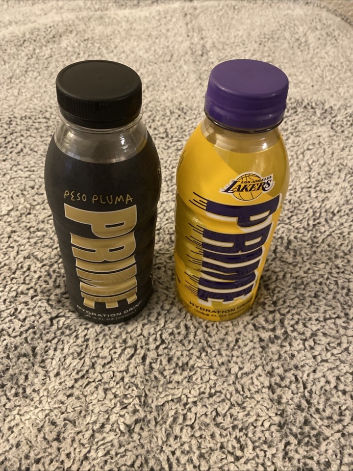 Prime Lakers & Peso Pluma Limited Run Sealed Bottles Logan Paul KSI | eBay