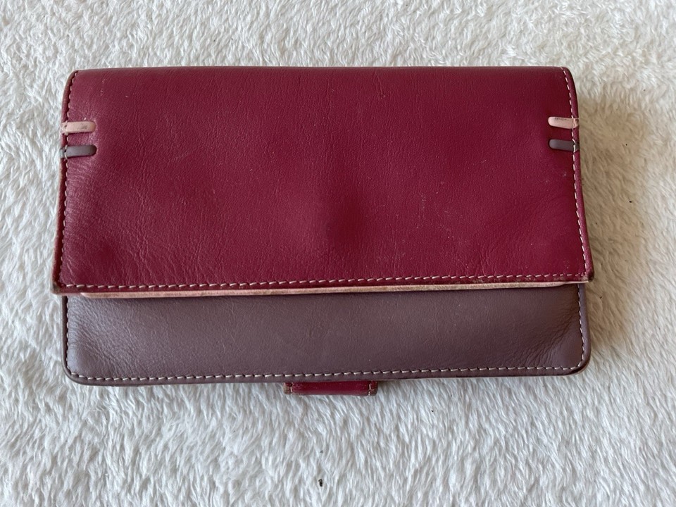 TULA by RADLEY real leather ladies pink soft slouchy medium size purse ...