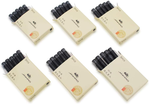 30Pcs JINHAO Ink Cartridges Fountain Pen Refills for JINHAO and Baoer ...