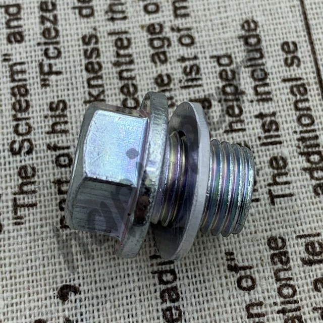 Genuine Engine Oil Pan Drain Bolt Plug Washer 90009-R70-A00 (FOR Honda ...