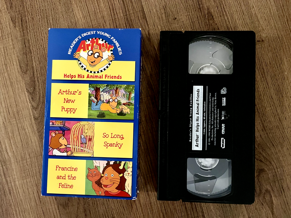 Lot of 6 Arthur VHS Tapes PBS Kids Random House Vintage - Tested SEE ...