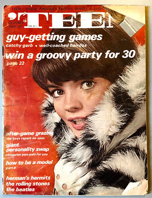 Teen Magazine Oct.1966 Linda Morand Cover, How to be a Model, Groovy ...