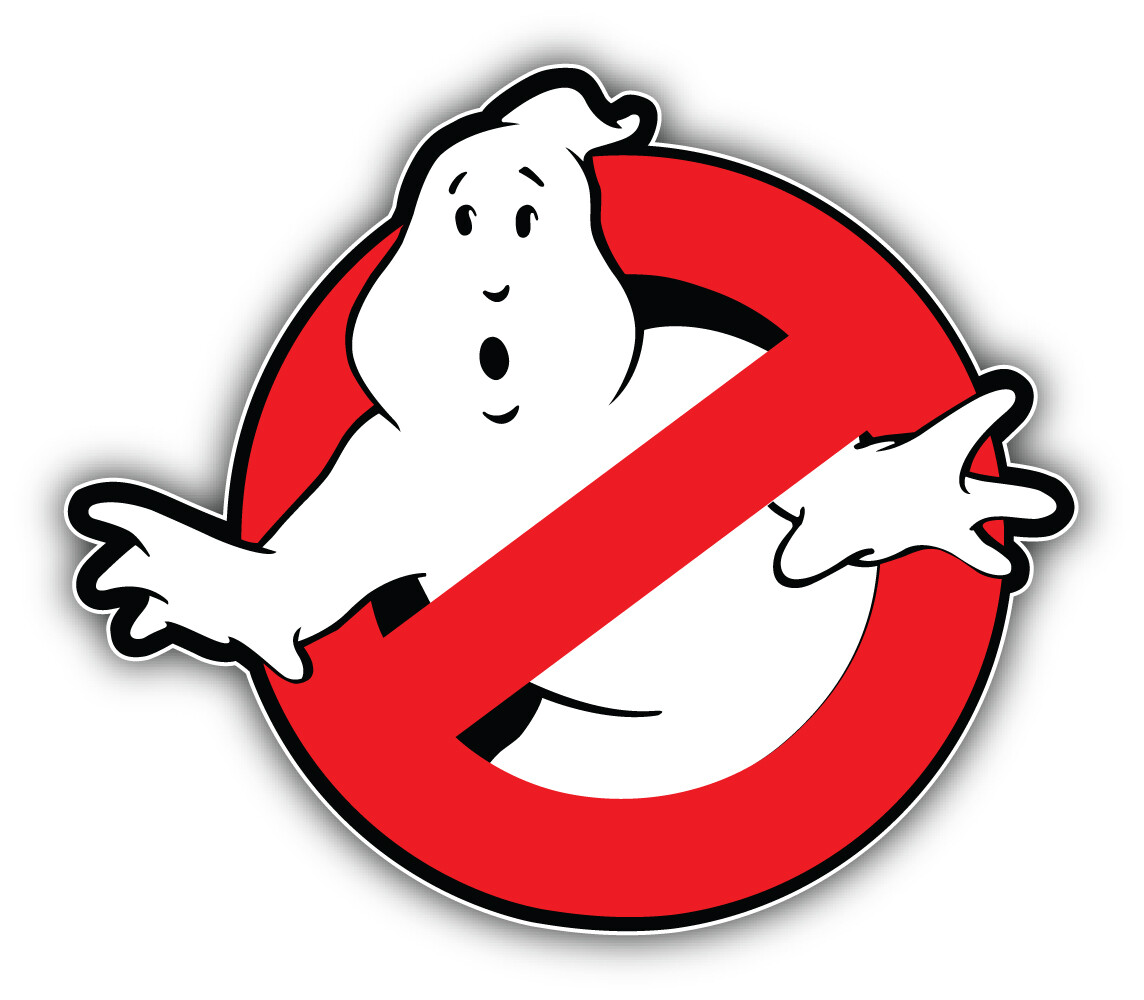 Ghostbusters Cartoon Logo Sticker Bumper Decal - ''SIZES'' | eBay