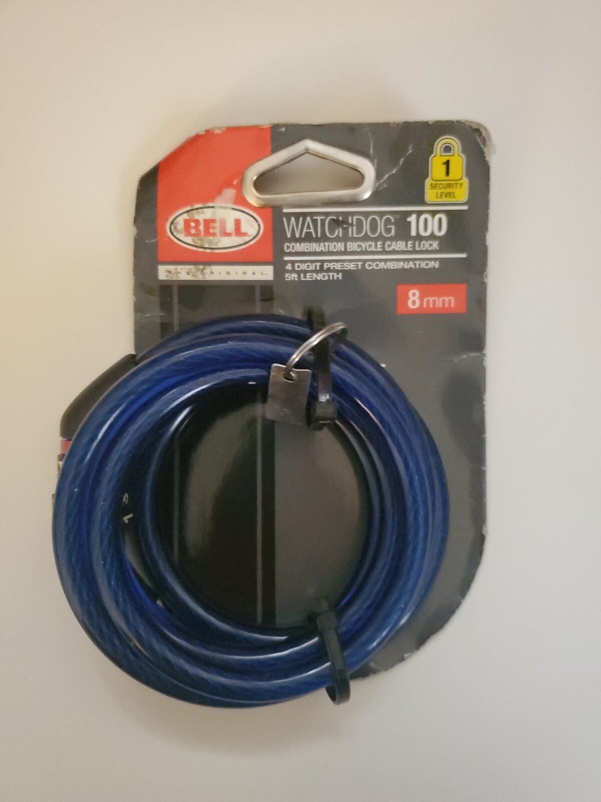 BELL Watchdog 100 Combination Bicycle Cable Lock 5ft X 8mm | eBay