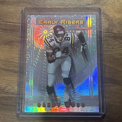 1999 Bowman Randy Moss Unexpected Delights Early Risers #U5 | eBay