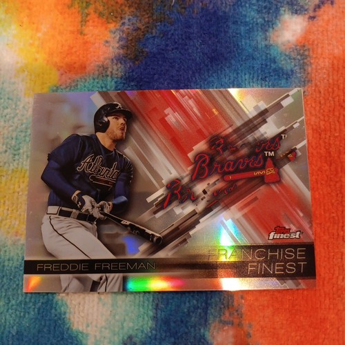 2016 Topps Finest Franchise Freddie Freeman Atlanta Braves #FF-FF ...