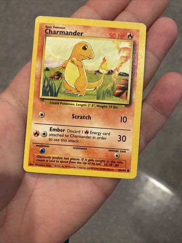 1999 Charmander Base Set Pokemon Card 46/102 WOTC | eBay
