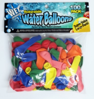 Biodegradable Water Balloons 100 pack - Balloon Launcher / Balloon ...