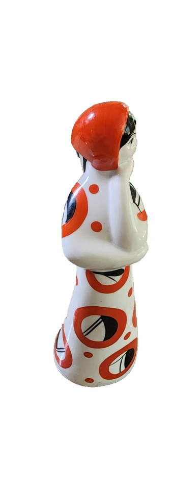 Old Gzel Russian Porcelain Figurine Girl With Braid USSR Vintage 1960s ...