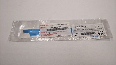 Genuine Toyota 58748-06130 Driver LH RR Quarter Panel Protector 2018 ...