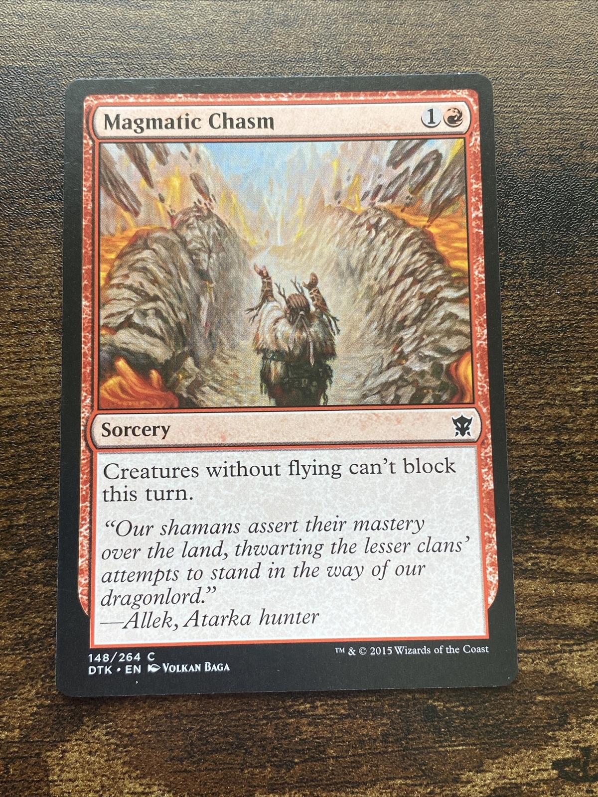 Magmatic Chasm Dragons of Tarkir 148/264 MTG Magic The Gathering D5708 ...