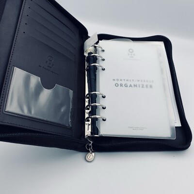 Franklin Covey 365 Monthly Weekly Compact Planner Zippered Black ...