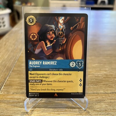 x1 Audrey Ramirez - The Engineer - 137/204 - Rare Lorcana Into the ...