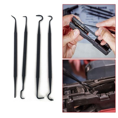Useful Pipe Cleaning Hook Accessories Black Car Detailing Double-headed ...