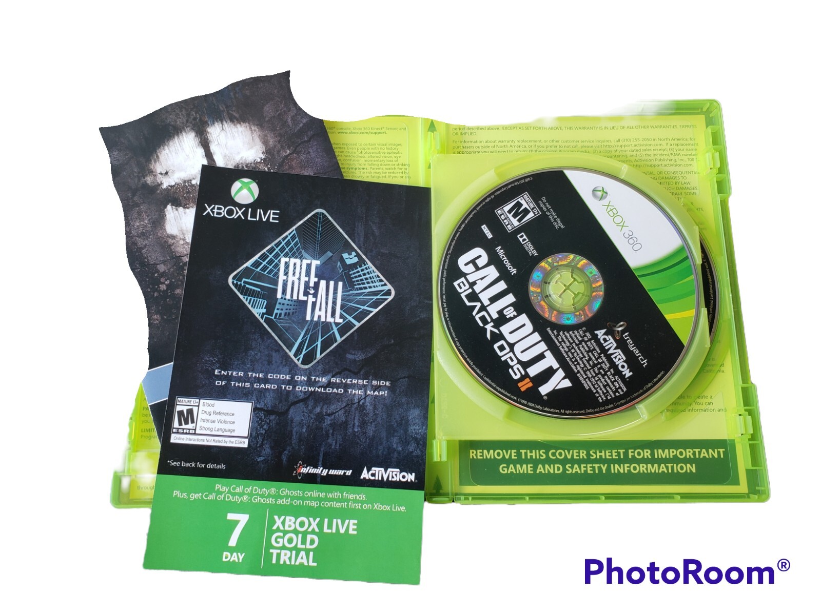 Call of Duty: Ghosts (Xbox 360, 2013) GAME DISCS & CASE MULTIPLAYER ...