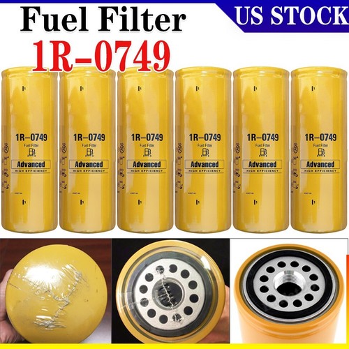 6X 1R0749 For Caterpillar / CAT Fuel Filter 1R-0749 US STOCK ★ | eBay