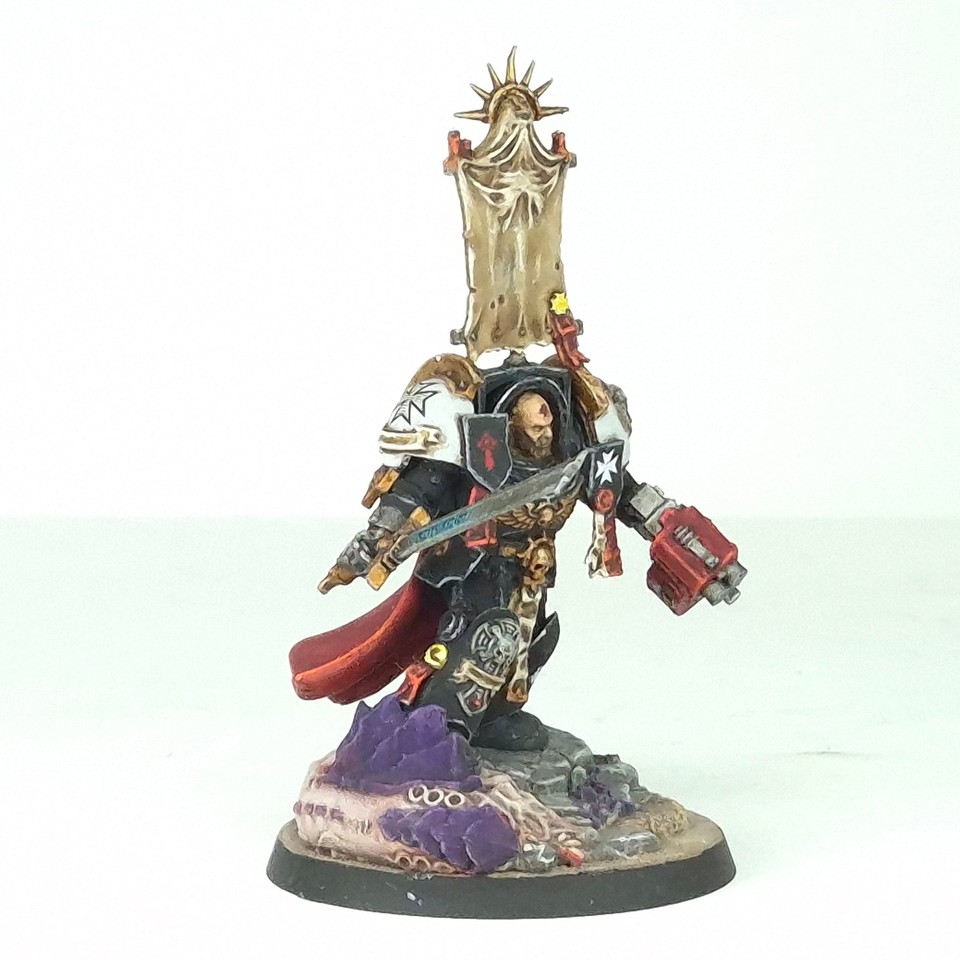 Captain in Terminator Armour Painted Black Templars Space Marines ...