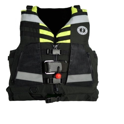 Mustang Swift Water Rescue Life Vest - Fluorescent Yellow Green Black ...