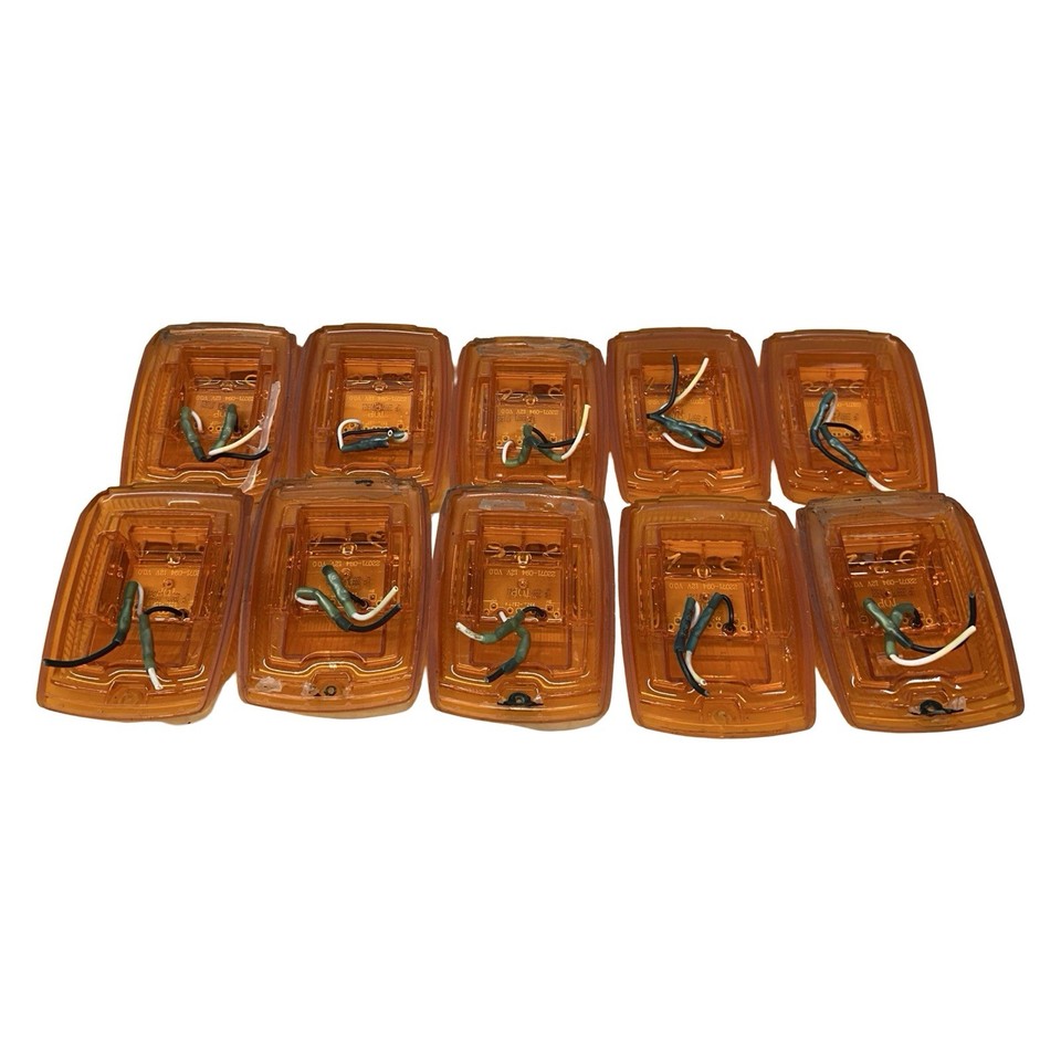 10 Grakon 5000 Style Cab Marker Indicator Light Cover Amber Fit ...
