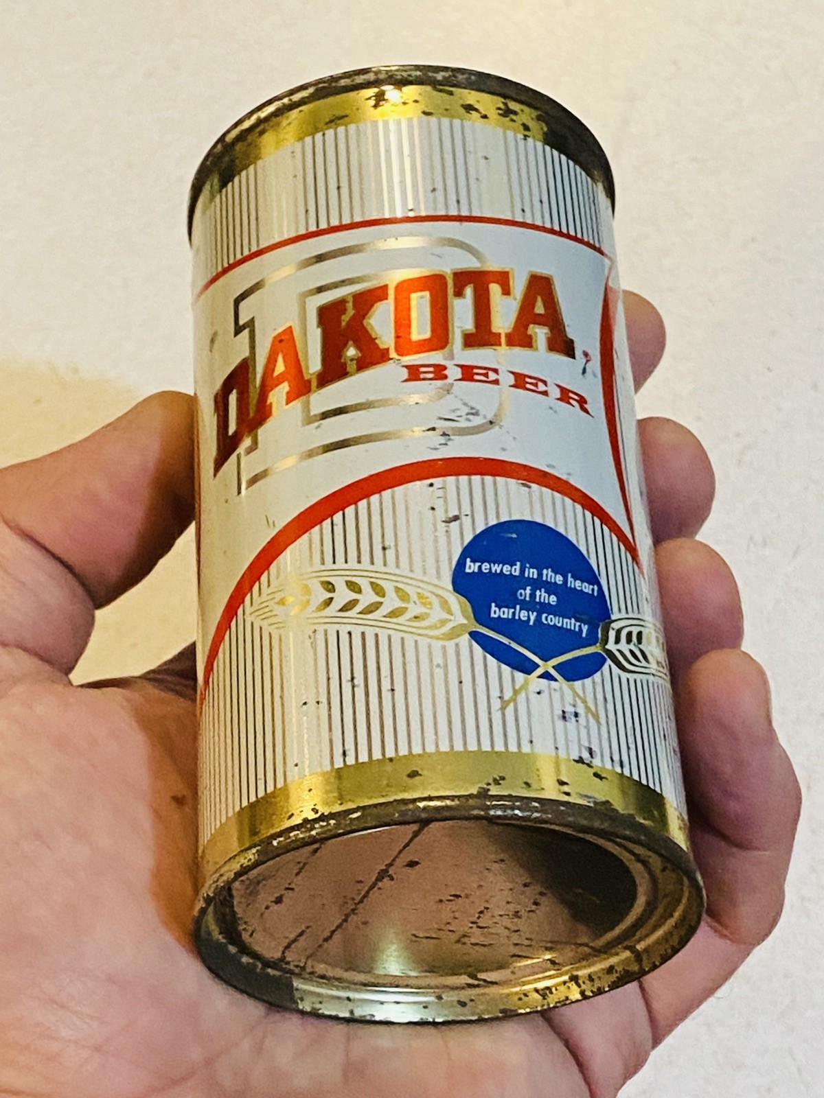 North Dakota Flat Top Beer Can Brewing Company Malting Bismarck Vintage Antique | eBay