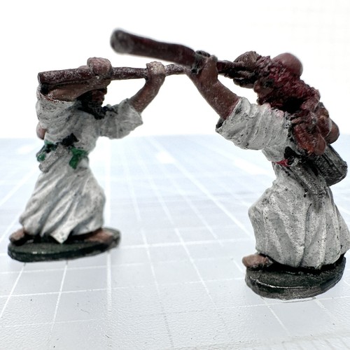 Dungeons & Dragons Fighting Monks Fantasy RPG Miniature Painted Metal ...