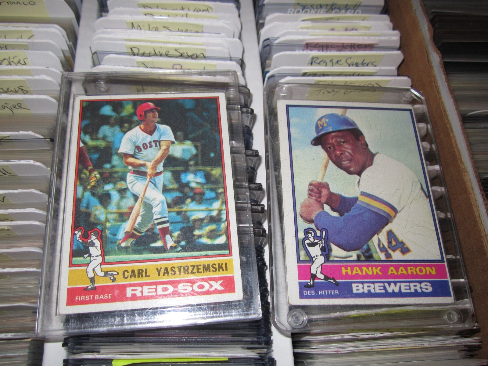 Huge Baseball Card/Memorabilia Collection Entire Card Collection Card ...