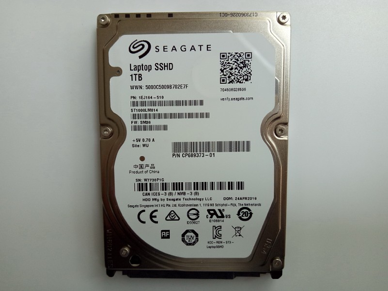 Seagate Laptop SSHD 1TB 8GB NAND Flash 2.5" Solid Sata Hybrid Drive ...