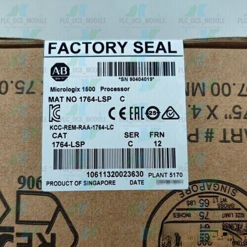 1764-LSP New Factory Sealed AB SER C MicroLogix 1500 Processor Module ...