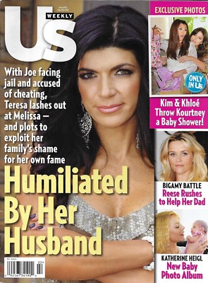 Us Weekly Magazine Teresa Giudice Kim and Khloe Kardashian Reese ...