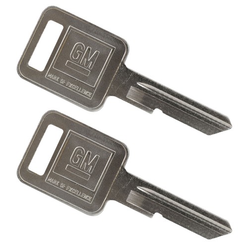 1969, 1973, 1977, 1981 C3 Ignition Key and Door Lock Square Head Key ...