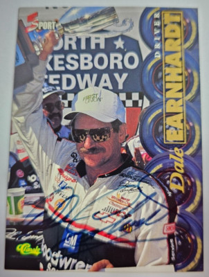 Dale Earnhardt Signed 1995 Classic 5 Sport Card Autographed Auto #d 220 ...