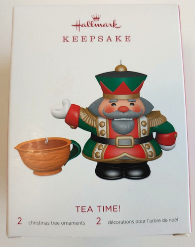 2018 Hallmark Keepsake Christmas Ornament Tea Time Set Tracy Larsen 2 ...
