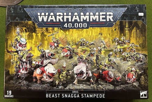 BEAST SNAGGA STAMPEDE ORK BATTLEFORCE ARMY BOX SET WARHAMMER 40,000 ...