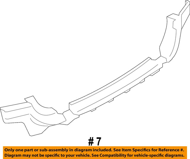 OEM 2012-2016 BMW 328i Rear Bumper Center Support 51127256922 for sale ...