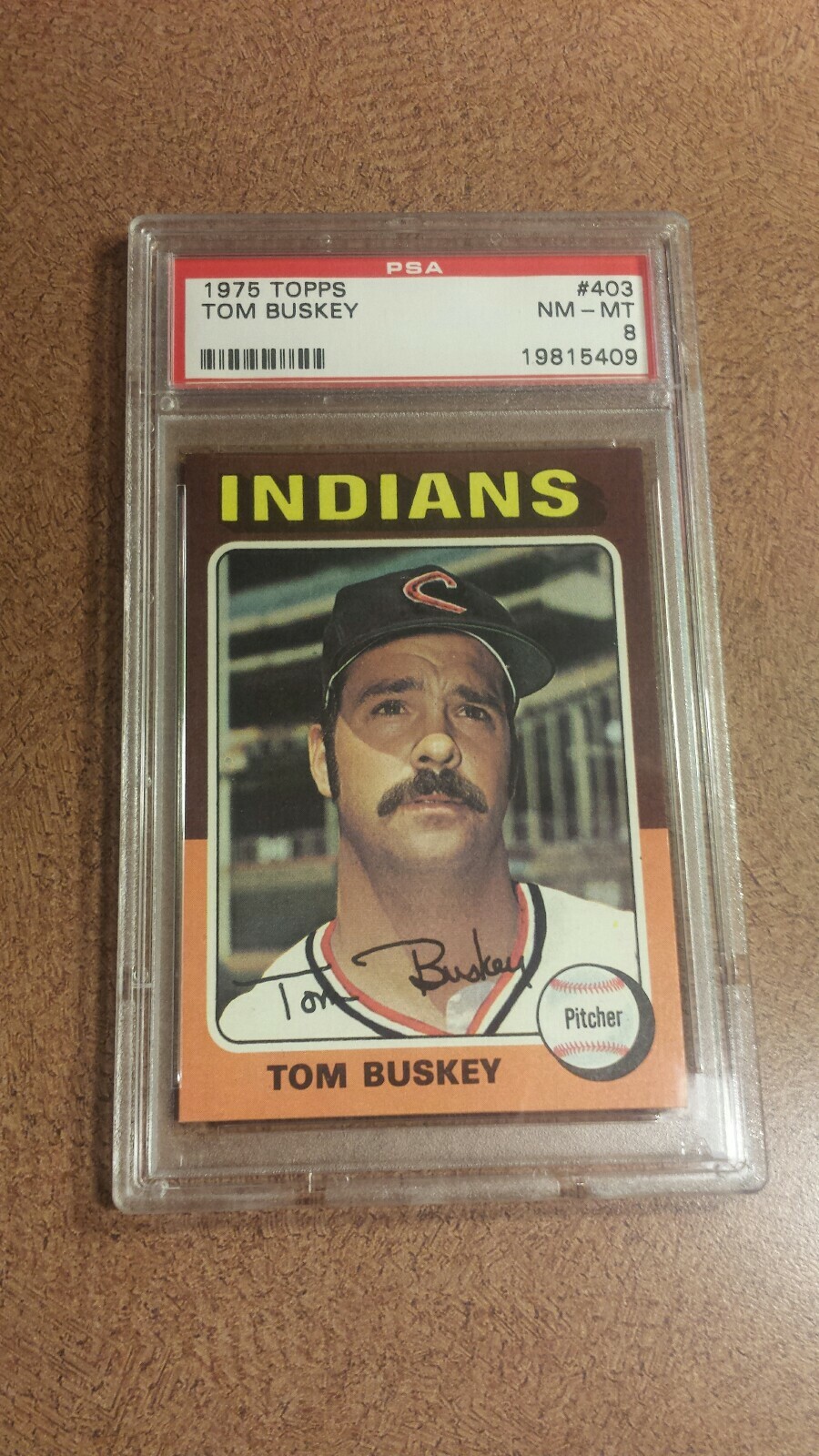 TOM BUSKEY 1975 TOPPS PSA 8 Card. Card 403. | eBay
