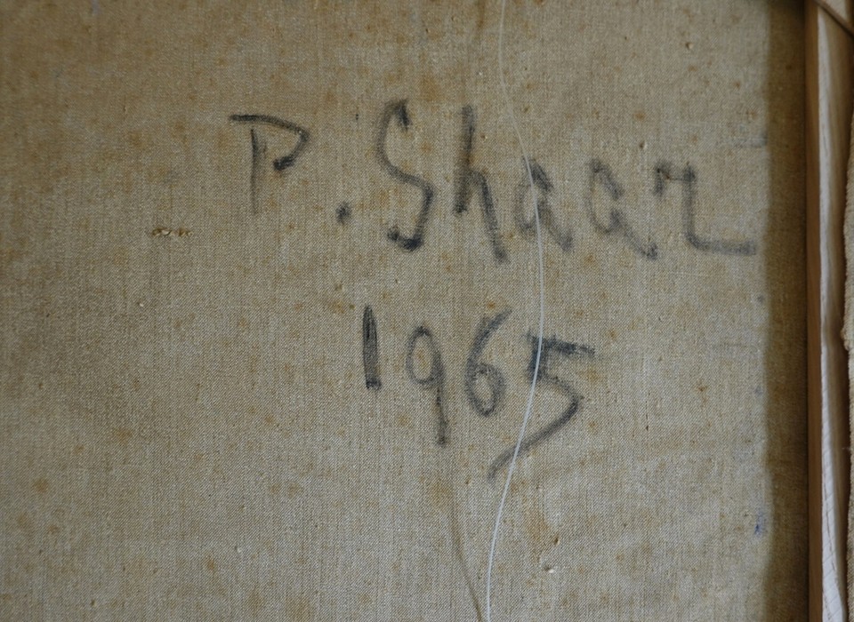 Pinchas Shaar: An Angel with Birds 1965/ Israeli Jewish Polish ...