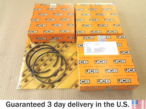 JCB BACKHOE- GENUINE JCB RING KIT STD. TURBO, 4 SETS (PART# 320/09299 ...