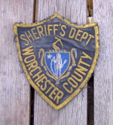 VINTAGE GENUINE SHERIFF'S DEPT WORCESTER COUNTY USA POLICE PATCH EMBLEM ...