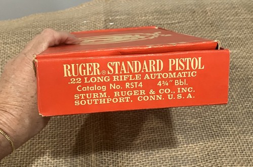 VINTAGE RUGER .22 LONG RIFLE AUTOMATIC PISTOL BOX | eBay