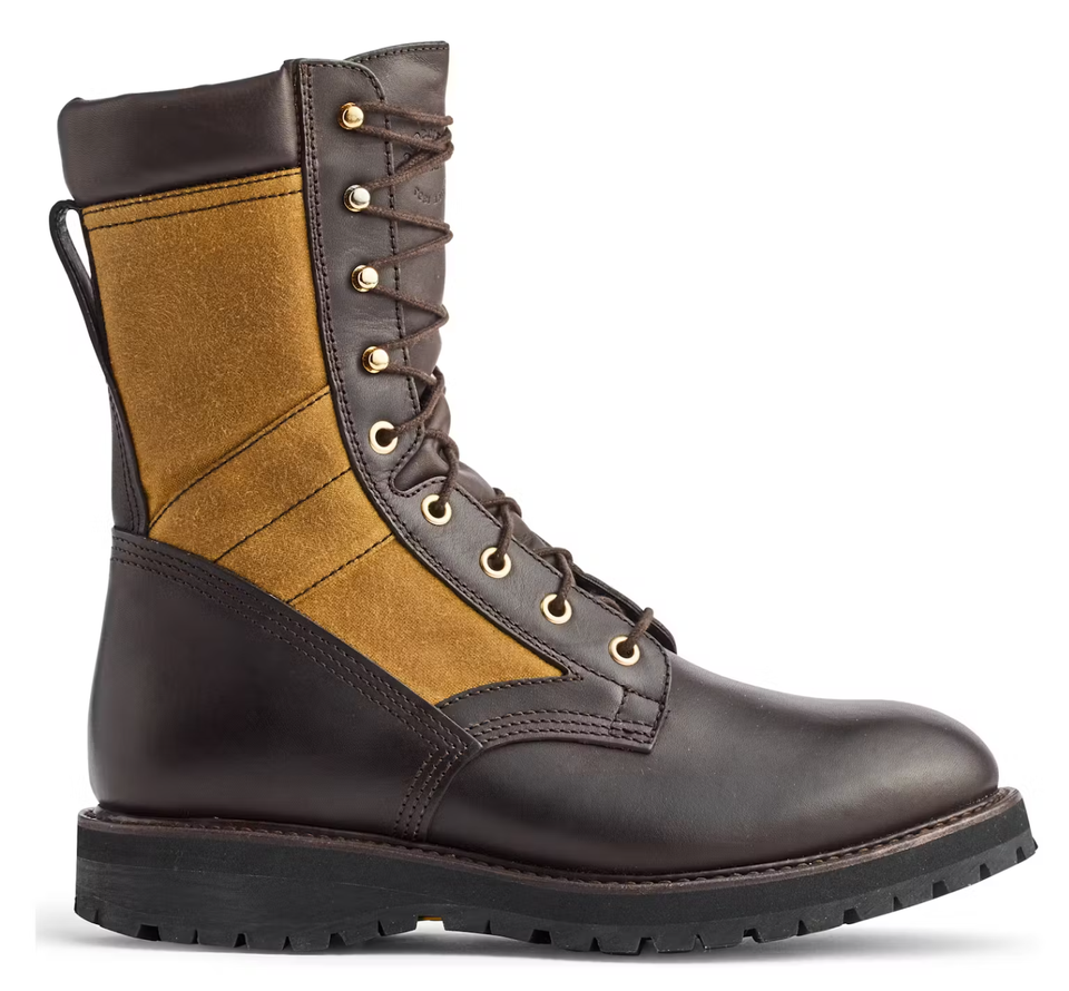 Filson Rangelands Boots 20196331 Brown Leather Tin Cloth Oil Dark Tan ...