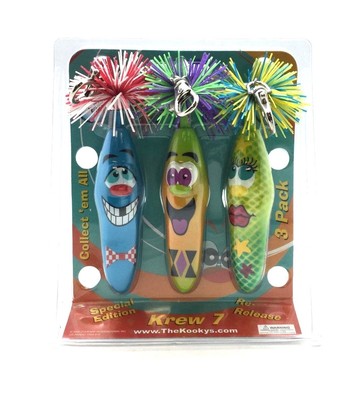 KOOKY KLICKERS 3pk KREW 7 Marco Rosko Shalimar Special Edt. GIFT PENS ...