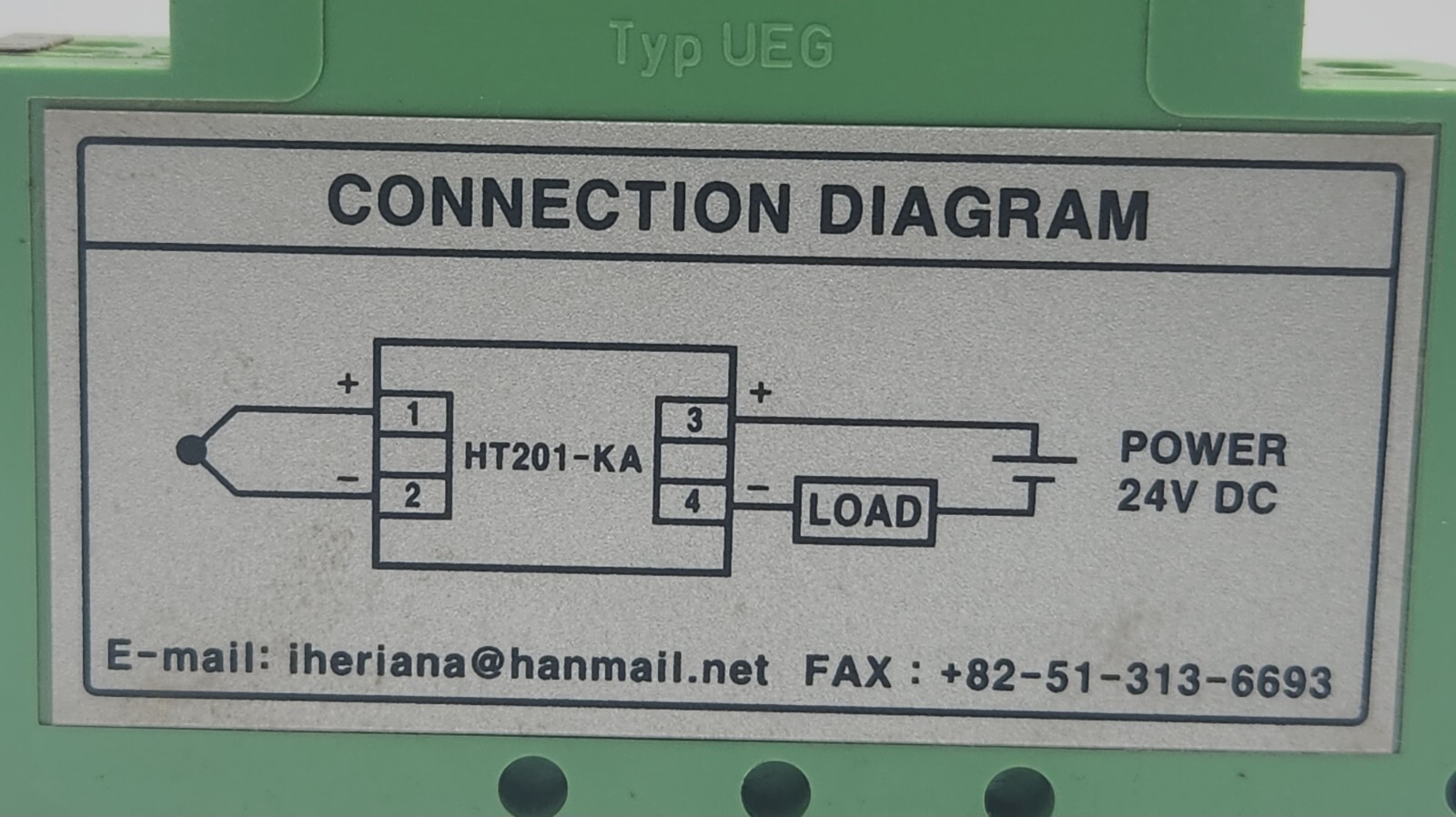HERIANA HT201-KA1 THERMOCOUPLE AMPLIFIER | eBay