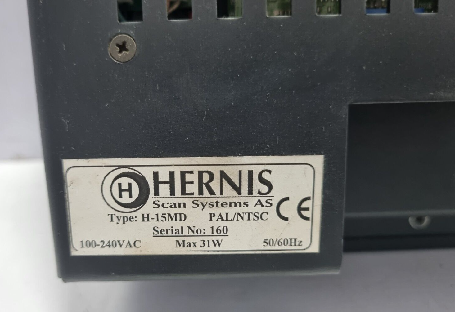 Hernis Scan Systems H-15MD Display H-15MD PAL/NTSC | eBay
