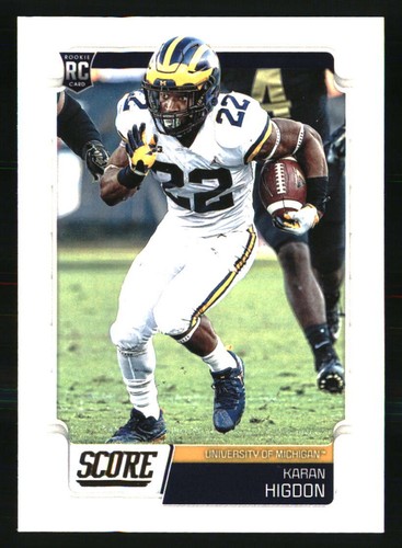 Karan Higdon 2019 Score #341 FOOTBALL Card | eBay