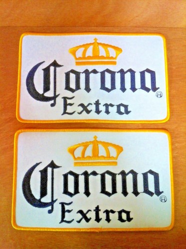 Corona Extra Beer Large Jacket Racing Patch ~ LARGE 8" x 5" ~ TWO (2 ...